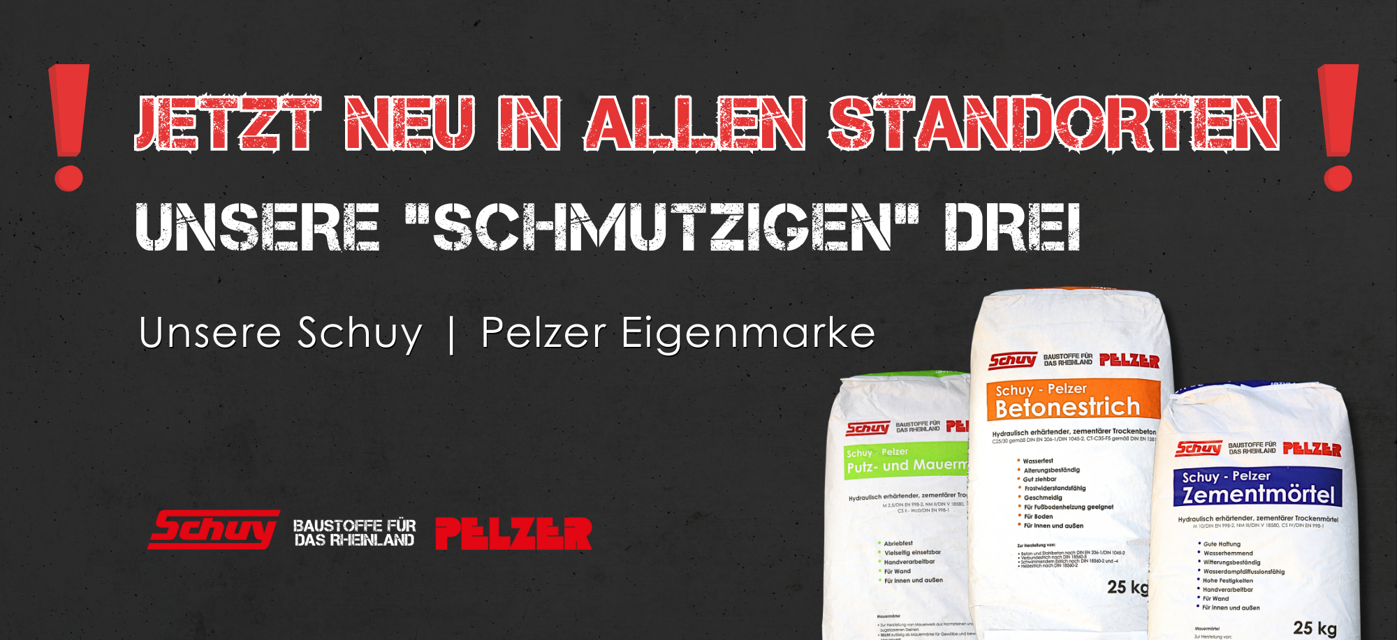 Unsere "schmutzigen" Drei - Schuy | Pelzer Eigenmarke - Hans Schuy ...